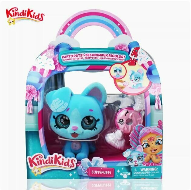 Kindi Kids Party Pets / Электронная Интерактивная Кукла / Игрушки Для Домашних Животных Подходят Для Детей Старше 3 Лет