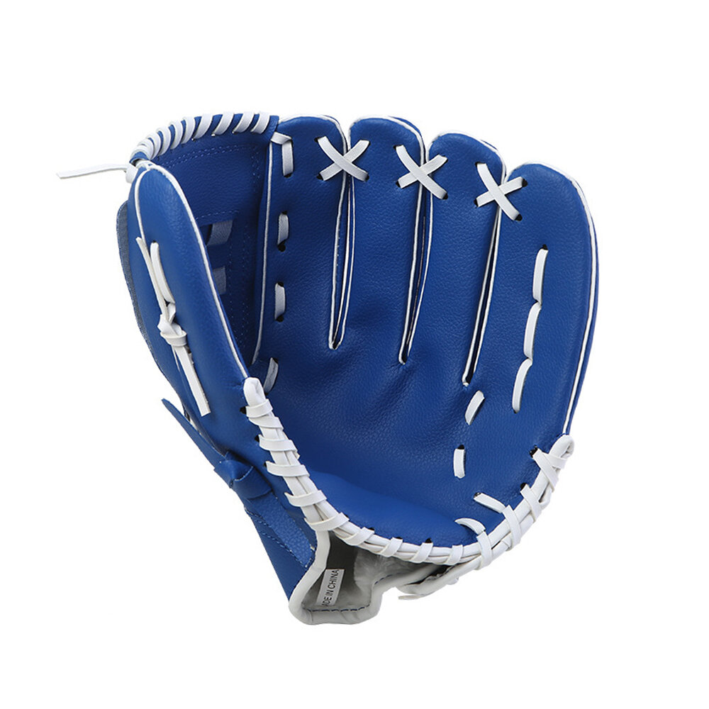 9,5 дюйма/10,5 дюйма/11,5 дюйма/12,5 дюйма Бейсбольная перчатка для активного отдыха Оборудование для тренировок по бейсболу Перчатки для аутфилдеров и питчеров Бейсбольная перчатка из PU