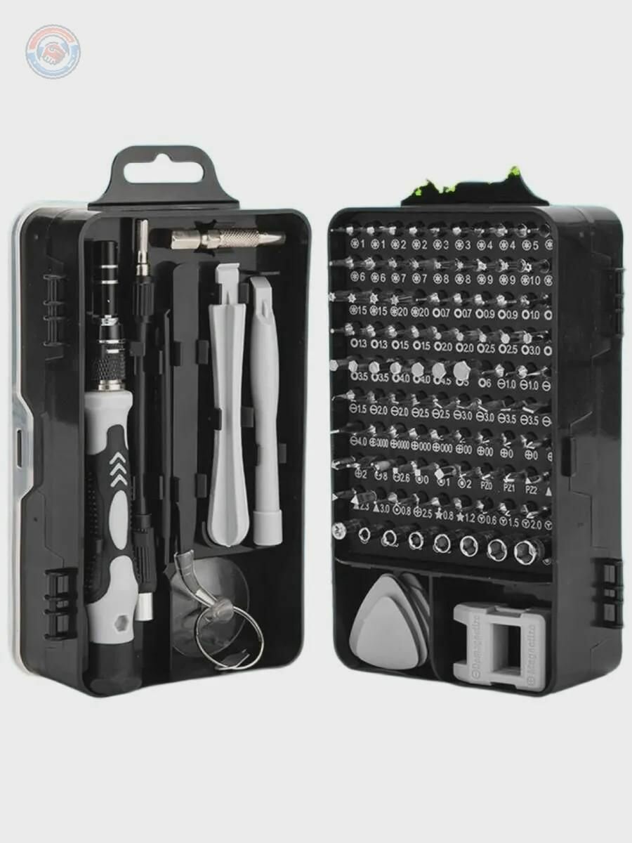 Универсальный набор прецизионных отверток и бит 117 в 1 для ремонта телефонов ноутбуков компьютеров с магнитной отверткой и гибким валом