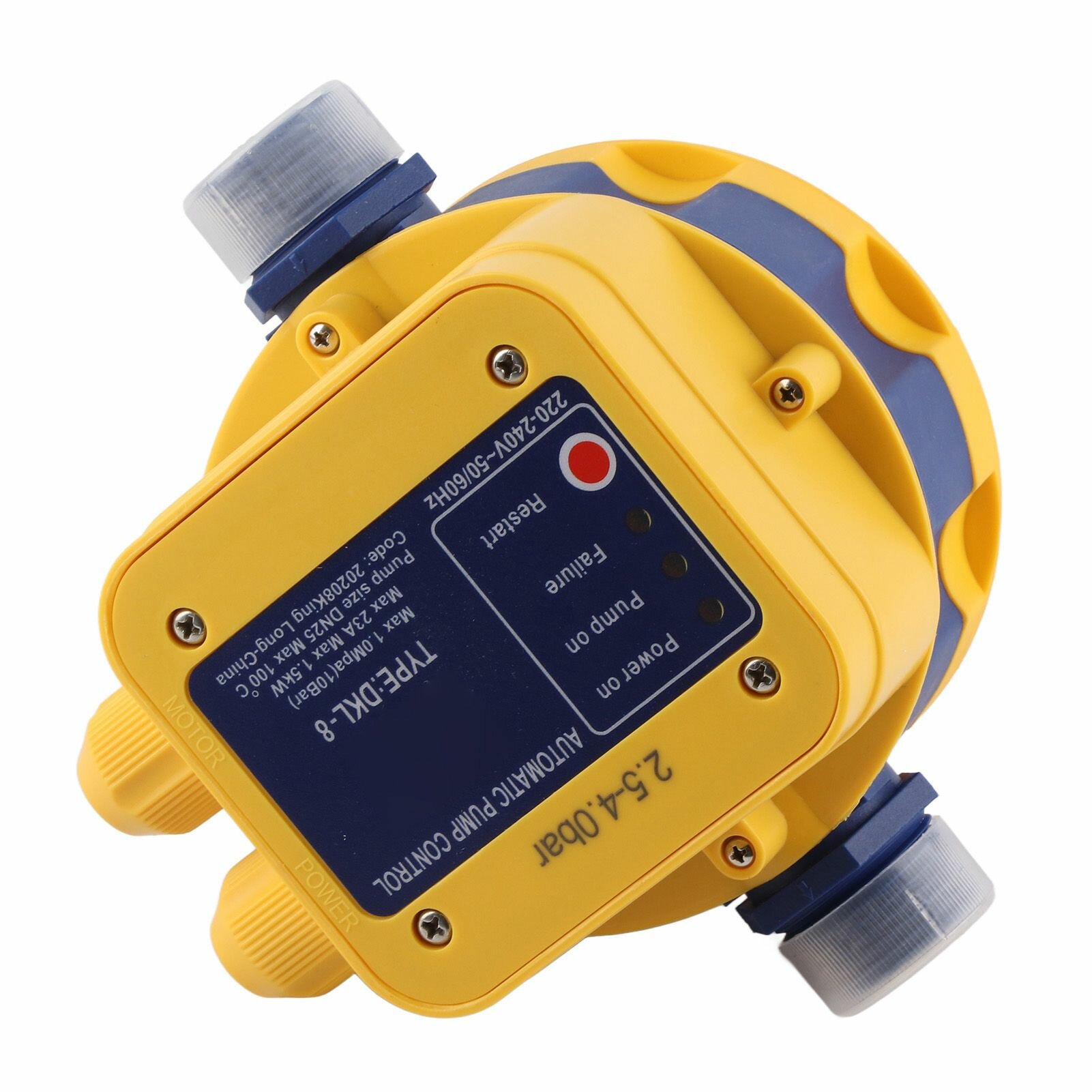 Контроллер водяного насоса Регулируемый автоматический переключатель насоса Электрический переключатель давления 2,5 4,0 бар, 220 240 В