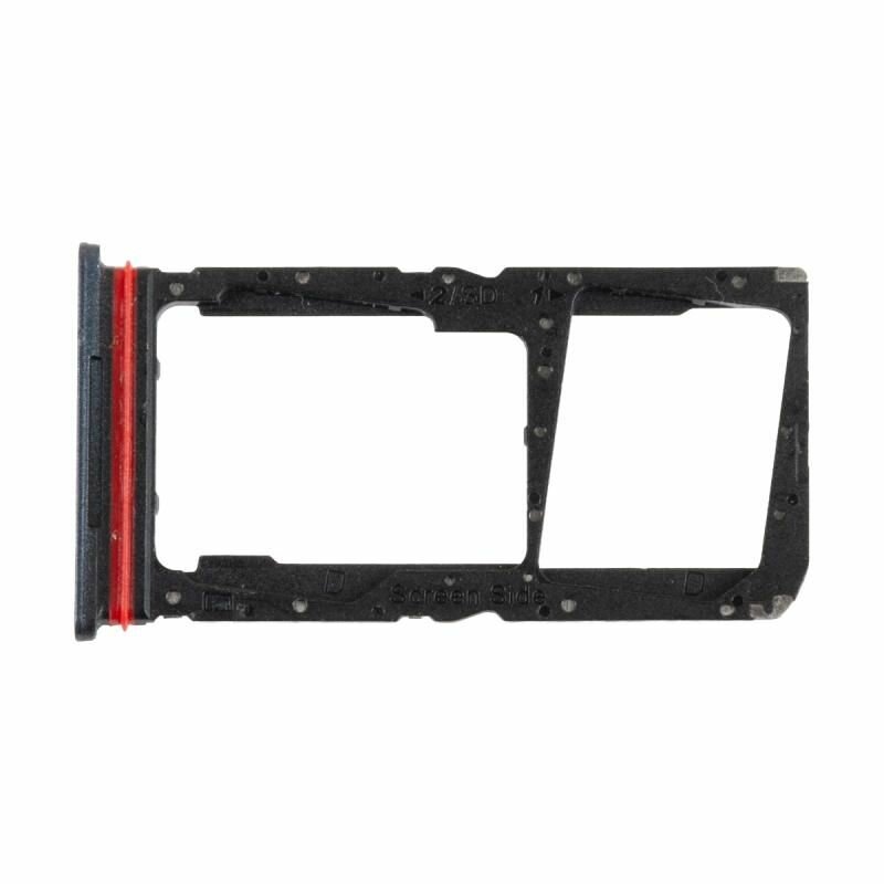 Лоток sim-карты для Tecno Pova 7 5G (LJ7) и карты памяти <черный>