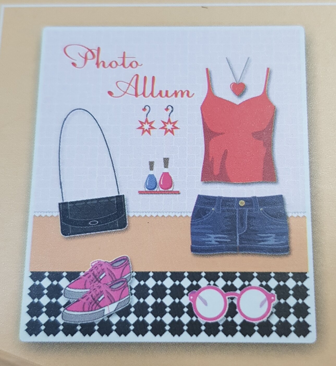 !09 Фотоальбом "Джинс" (80 страниц 10х15 см), L19 W5 H23 см,