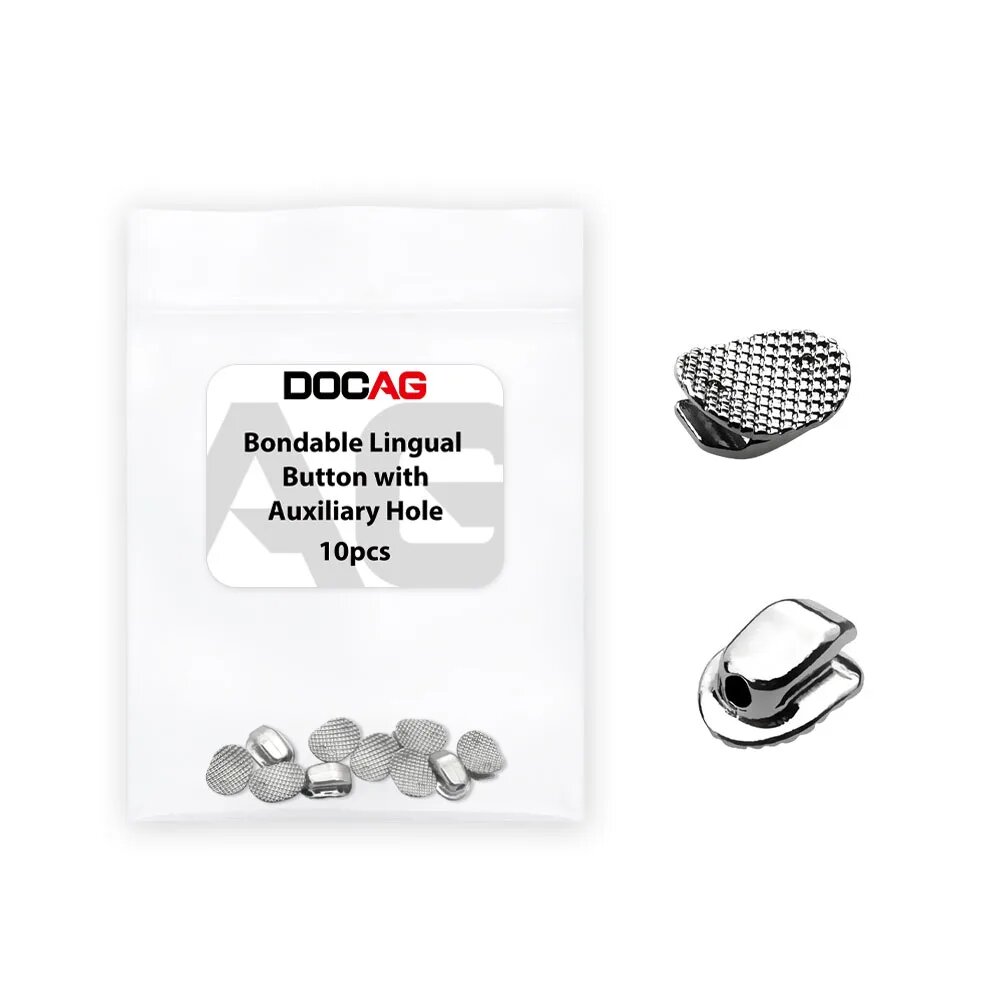 DOCAG Лингвальные кнопки для брекетов 10 шт. Invisible Hole