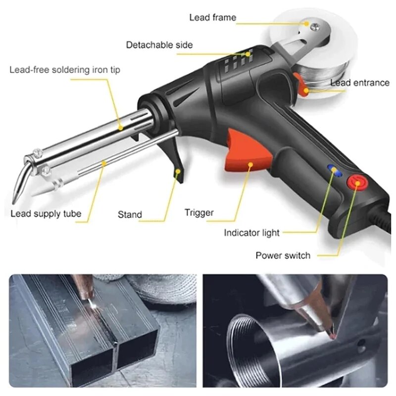 Промышленный лазерный сварочный аппарат 110В Black