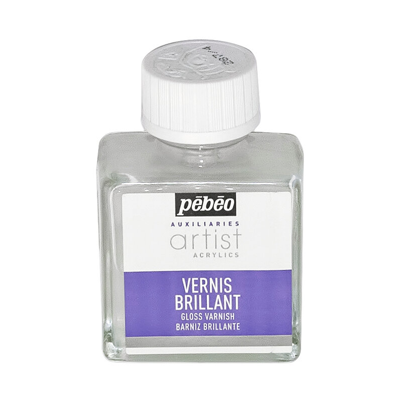 Глянцевый водно-акриловый лак для акриловой живописи Pebeo, 75 мл