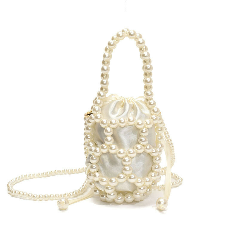 Сумка через плечо детская пластиковая Potter casual с простым дизайном большая белая