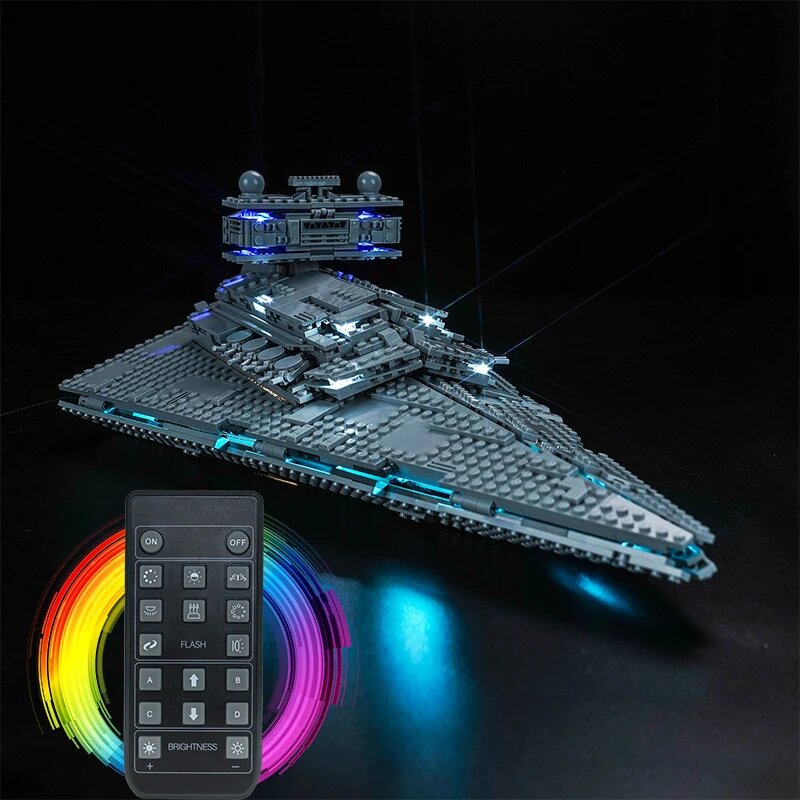 Imperial Star Destroyer с LED подсветкой и пультом