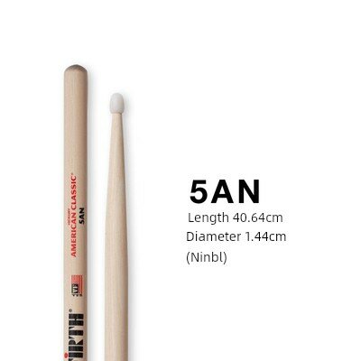 Импортные классические цветные барабанные палочки Vic Firth F1 5A 5ABRL AS5A черные, розовые, белые 5AN