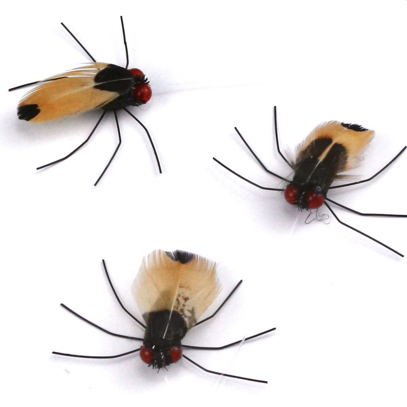 Сменная головка для дразнилки для кошек в виде имитации насекомого, имитация мухи, маленький летающий насекомый,