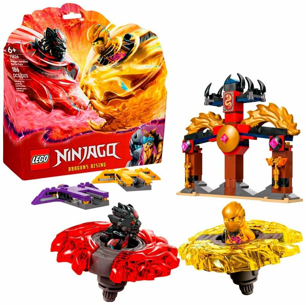 Конструктор Lego Ninjago Дракон Кружитсу: боевой набор (71826)