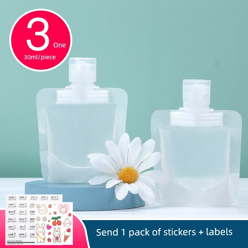 Дорожные многоразовые флаконы для шампуня, геля для душа и туалетных принадлежностей, портативные контейнеры для