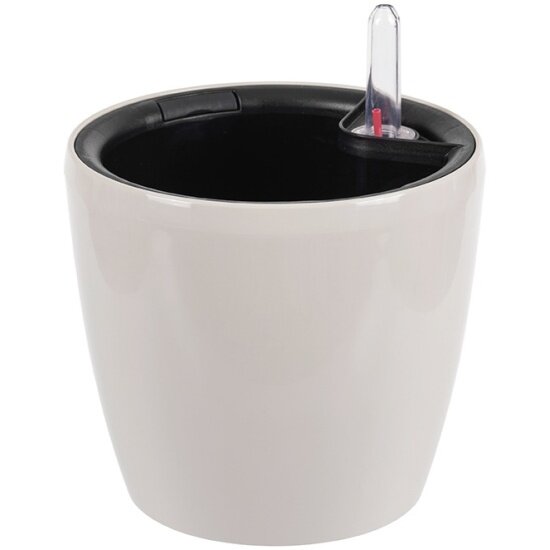 Кашпо Idea анфа D150мм с вставкой и с автополивом М 3230 Кремовый