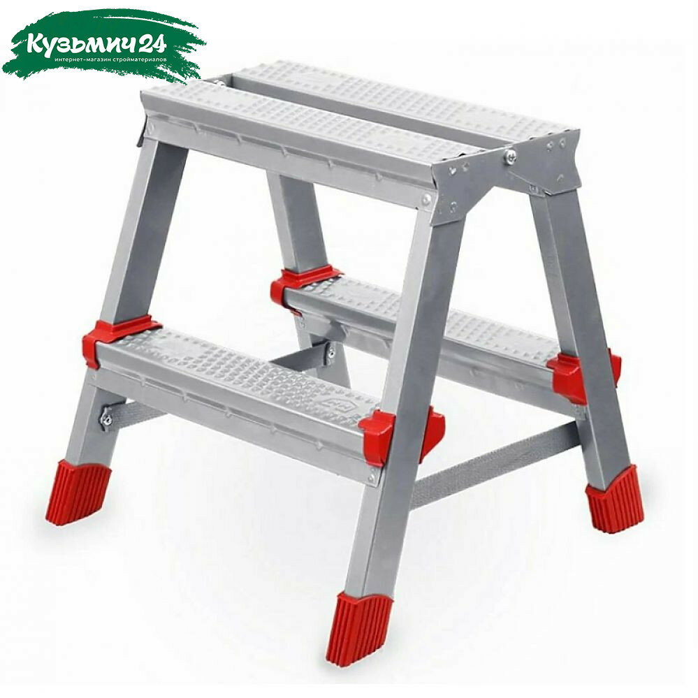 Стремянка Ника Haushalt ННДС2 двухсторонняя 2x3 ступени 0,402 м