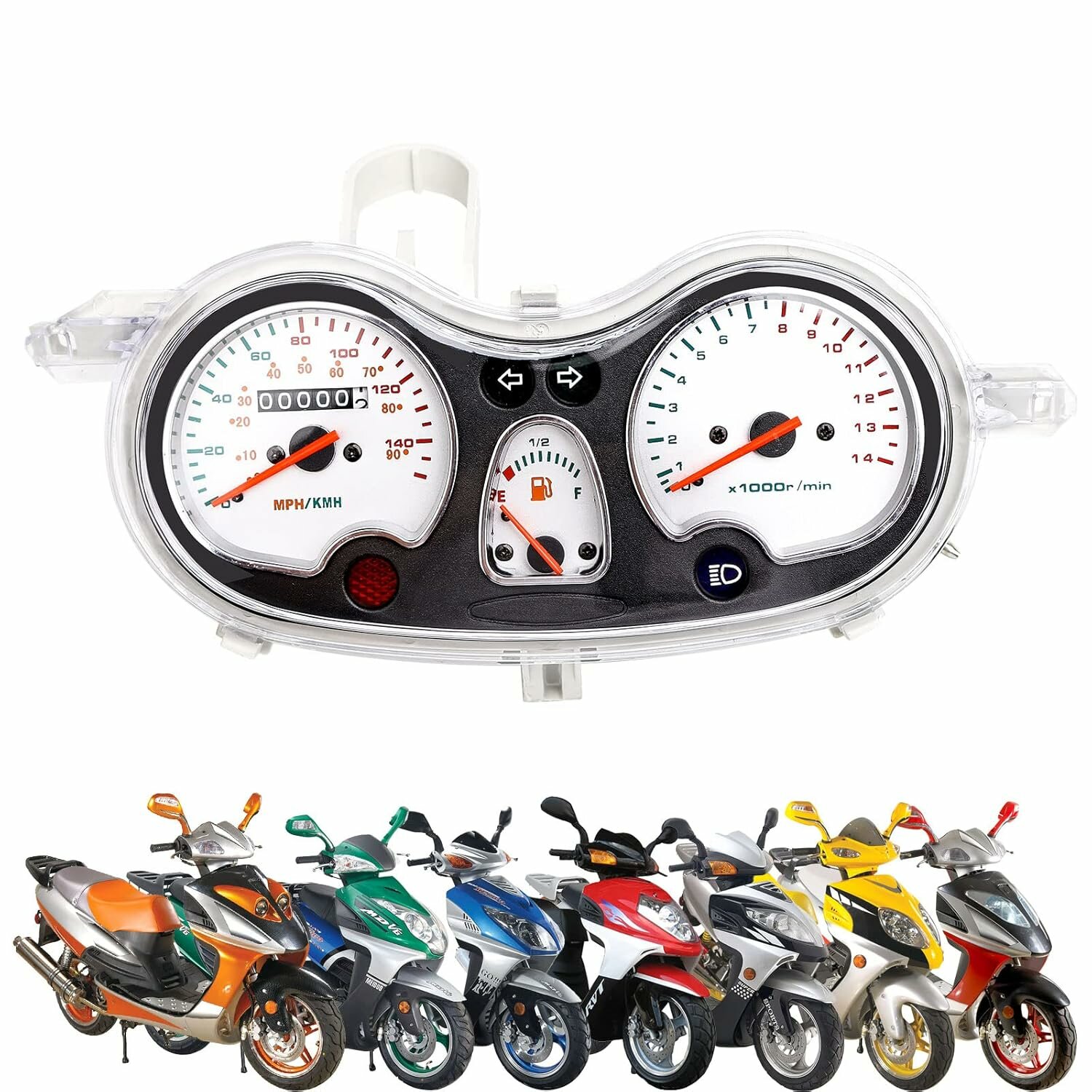 Приборная панель скутера Viper Storm, Irbis Nirvana, Volcan, Honling Prestige