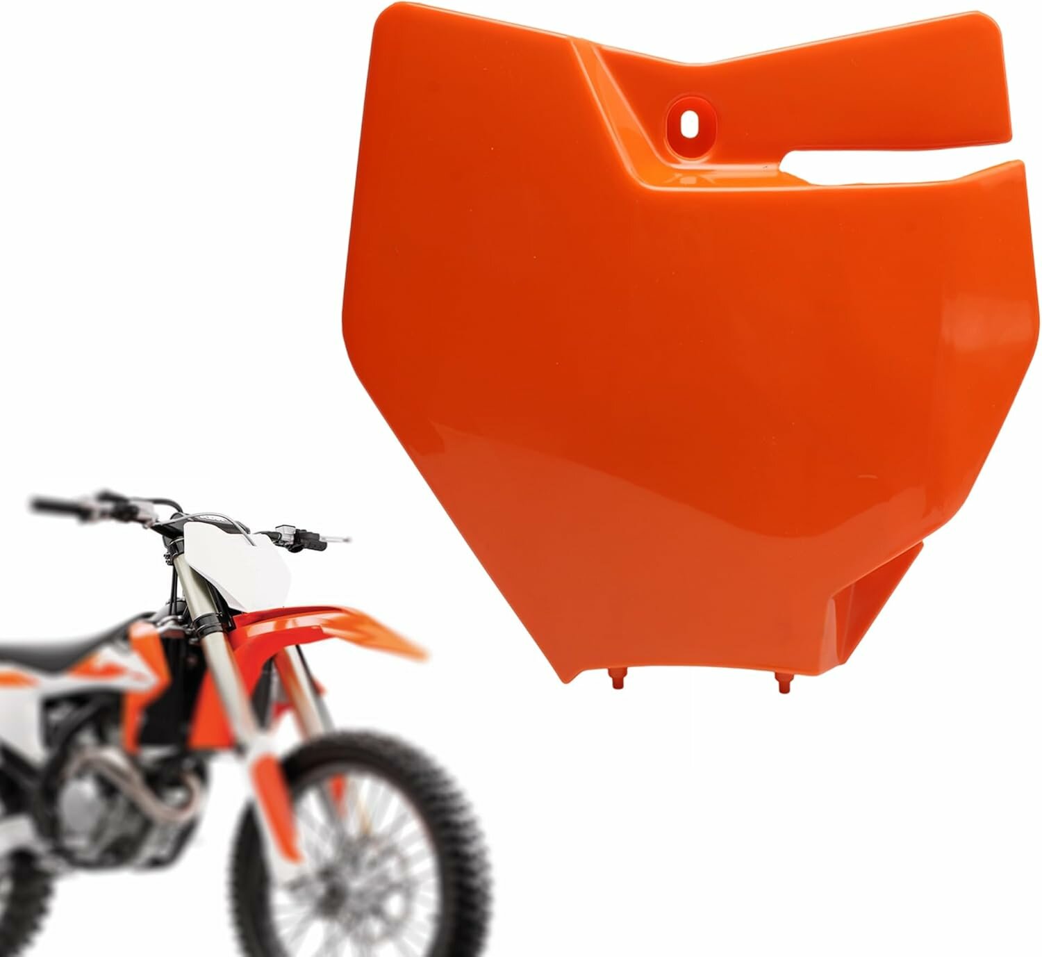 Щиток (площадка) переднего номера для KTM EXC EXCF XC XCW SXF 19-21