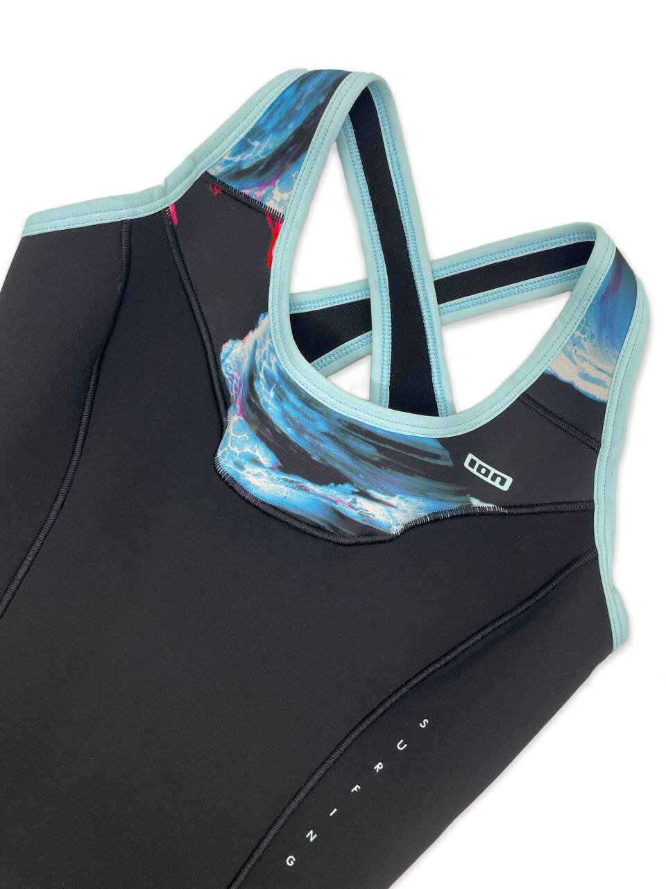 Гидрокостюм-купальник женский неопреновый ION Muse Shorty Crossback NS 1,5mm ZL black capsule, XS