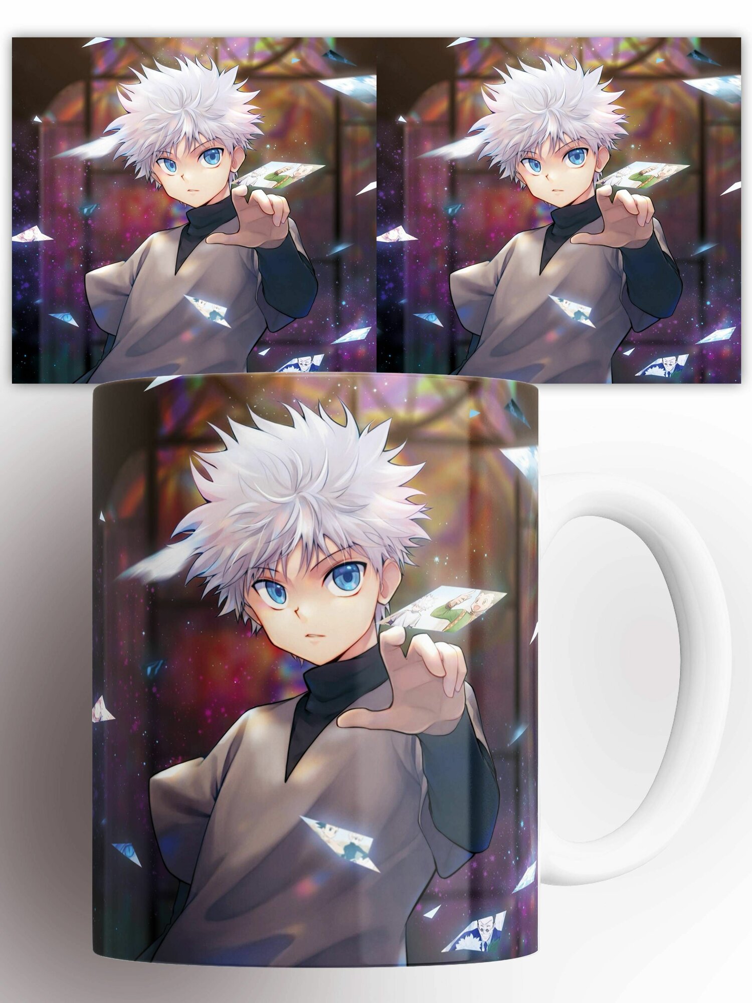 Кружка с аниме Хантер х Хантер Киллуа 330 мл