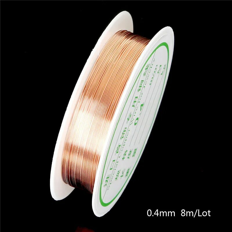 Медная проволока 0.4mm Red Copper 8m для бижутерии
