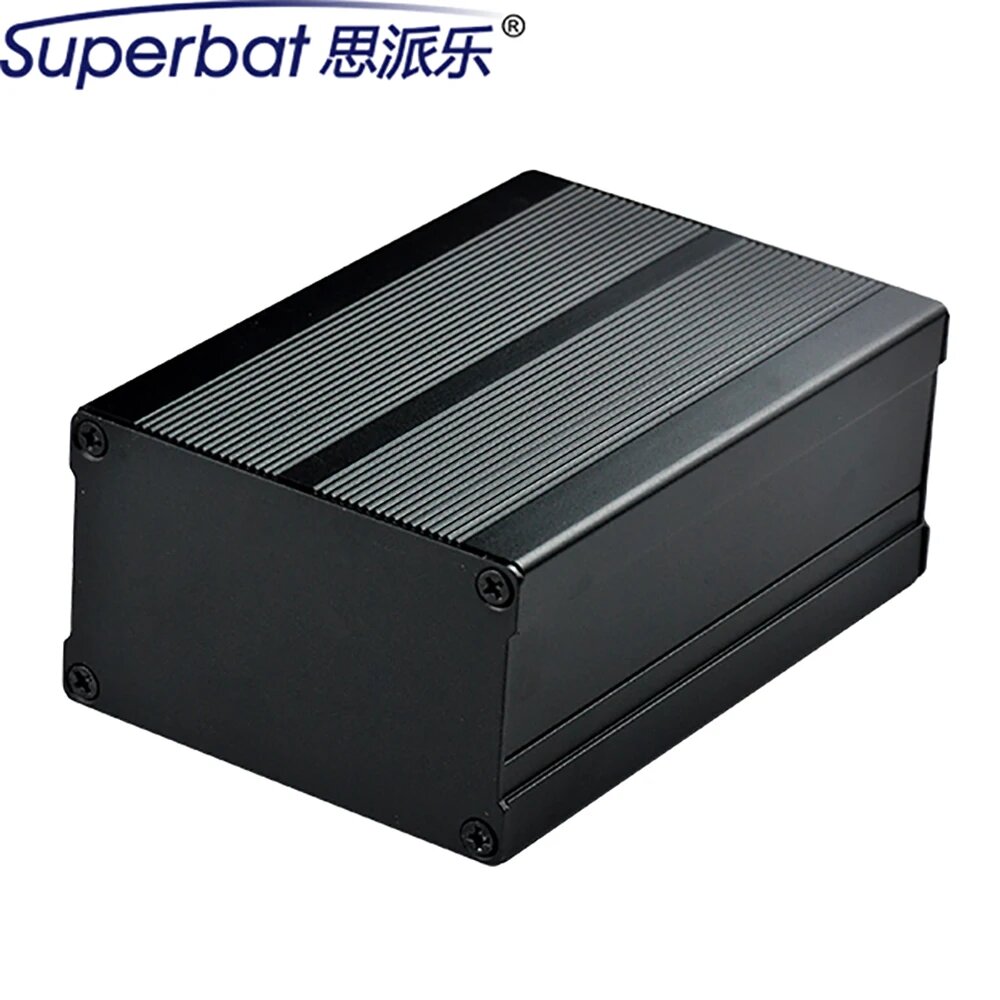 Superbat 2,99 "*1,81" * 4,33 "Анодированный алюминиевый корпус для электроники, корпус усилителя мощности, HIFI, ламповая печатная плата, коробка 76*46*110 мм
