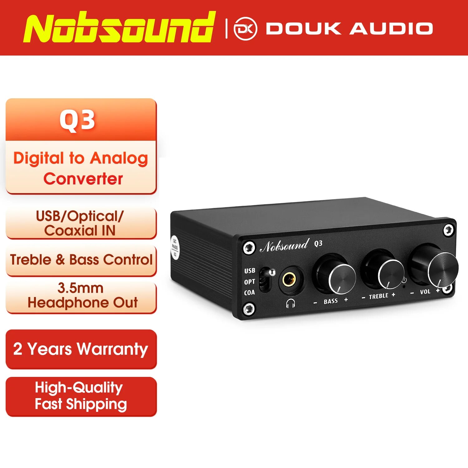 Nobsound Q3 USB ЦАП для наушников