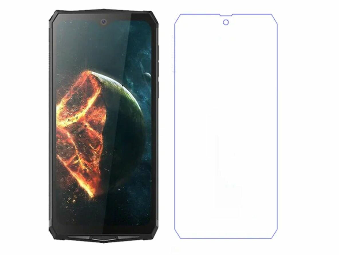 Защитное стекло MyPads, для Blackview BV9100, олеофобное, противоударное