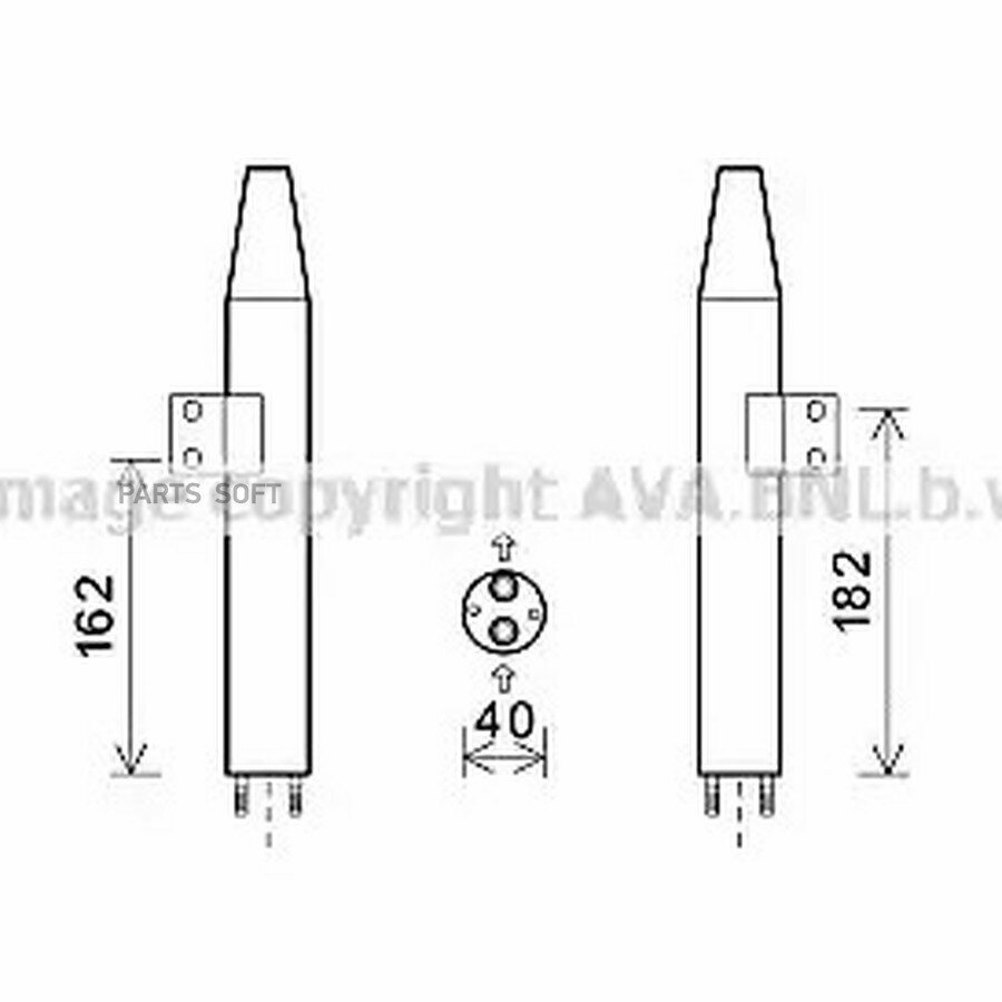 Осушитель кондиционера от официального дистрибьютора, AVA, артикул KAD165