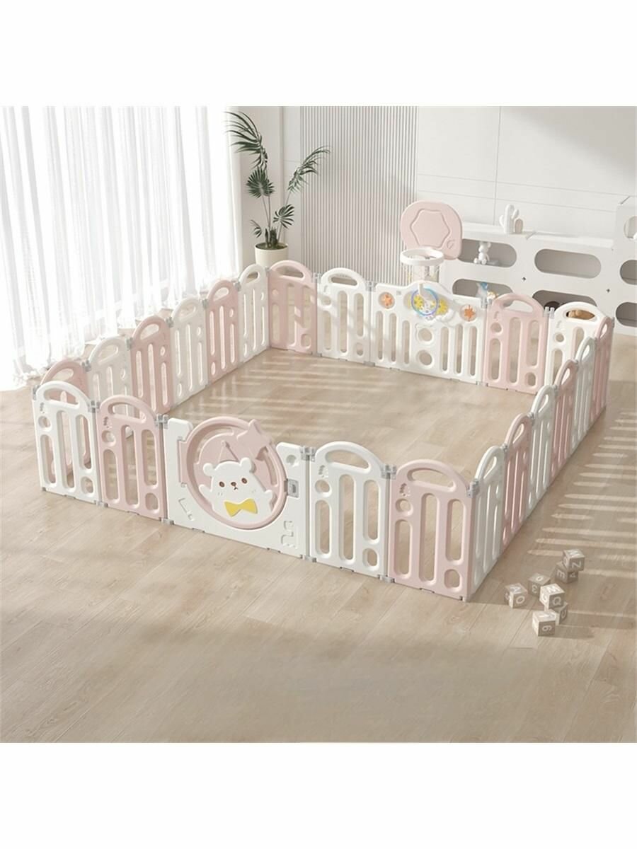 Ограждение для детских игр в детском парке развлечений2250*2250*610 (без коврика для ползания)