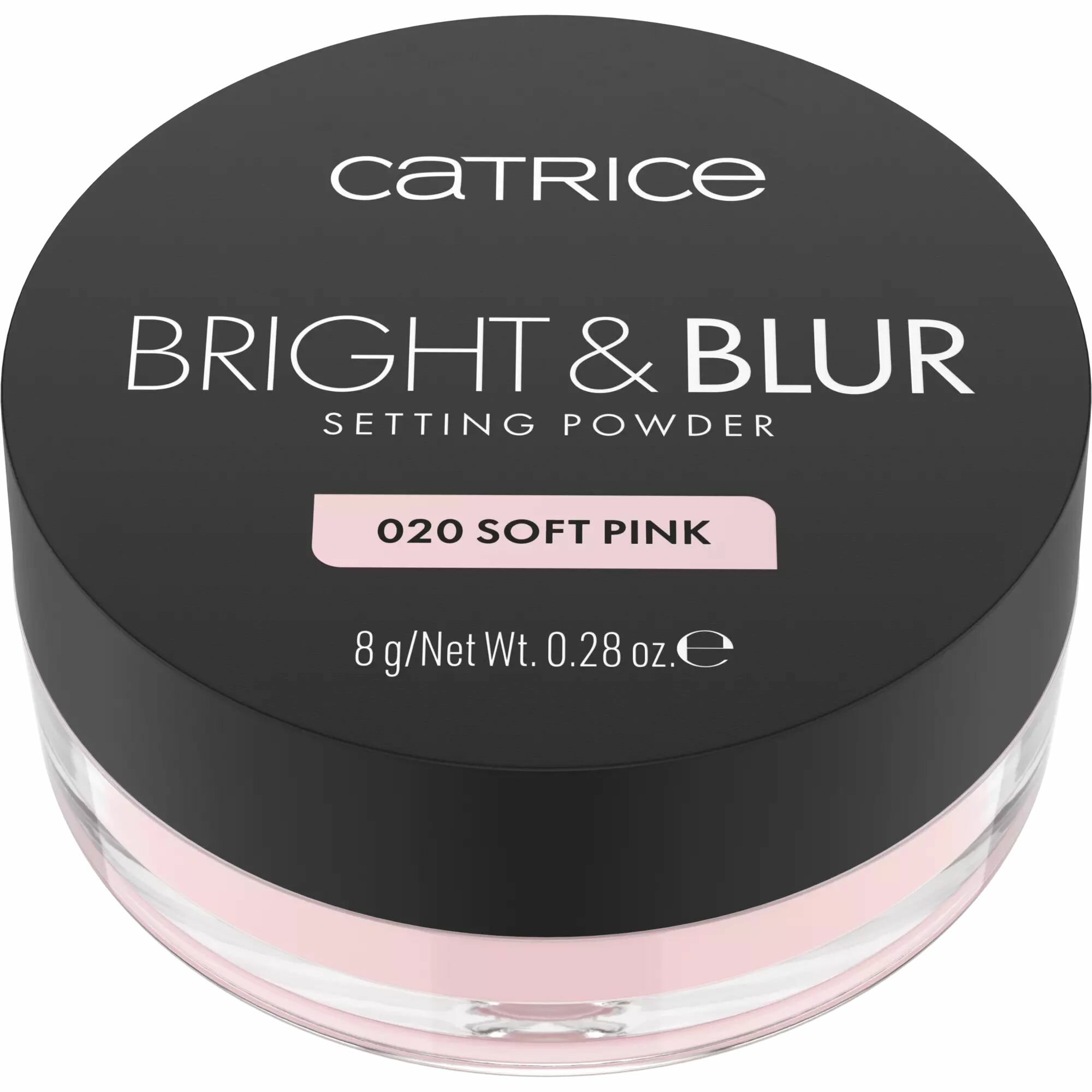 Рассыпчатая Пудра Для Лица CATRICE (Катрис) Bright & Blur Setting Powder - 020 Soft Pink (Нежно-Розовый)