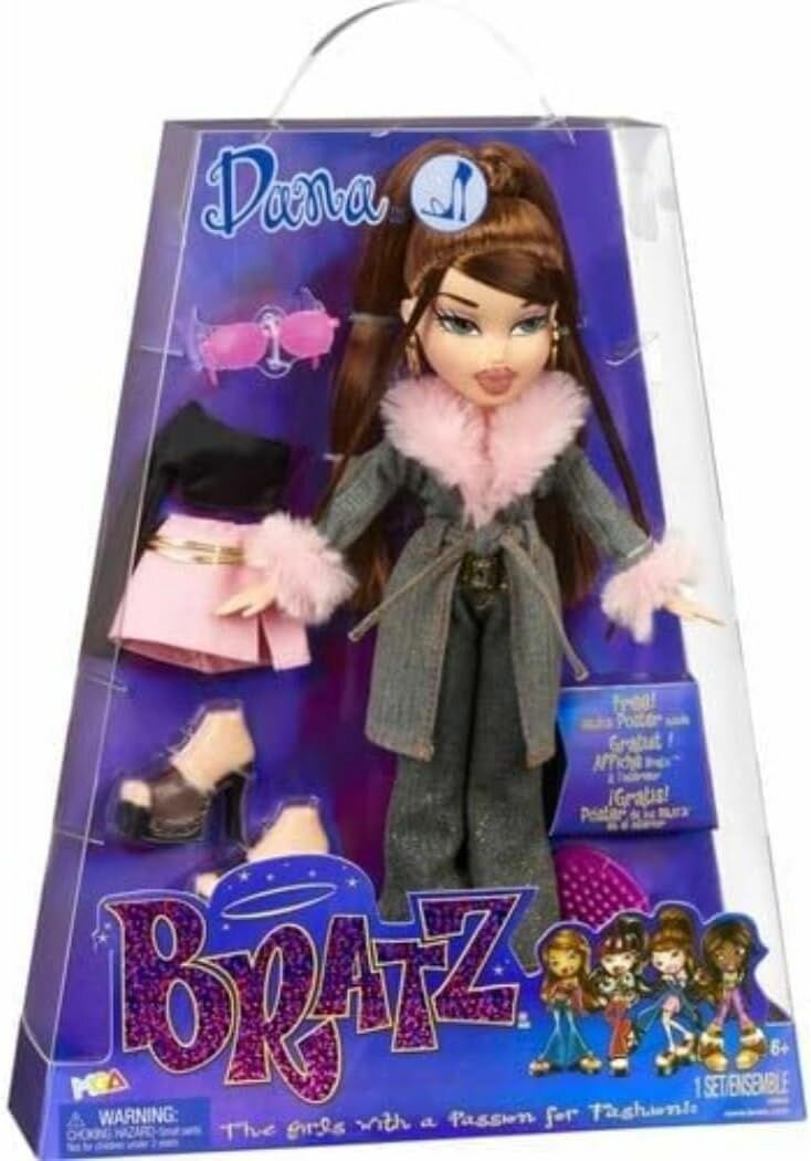 Кукла Bratz Original Fashion Doll Dana Series 3 with 2 Outfits and Poster