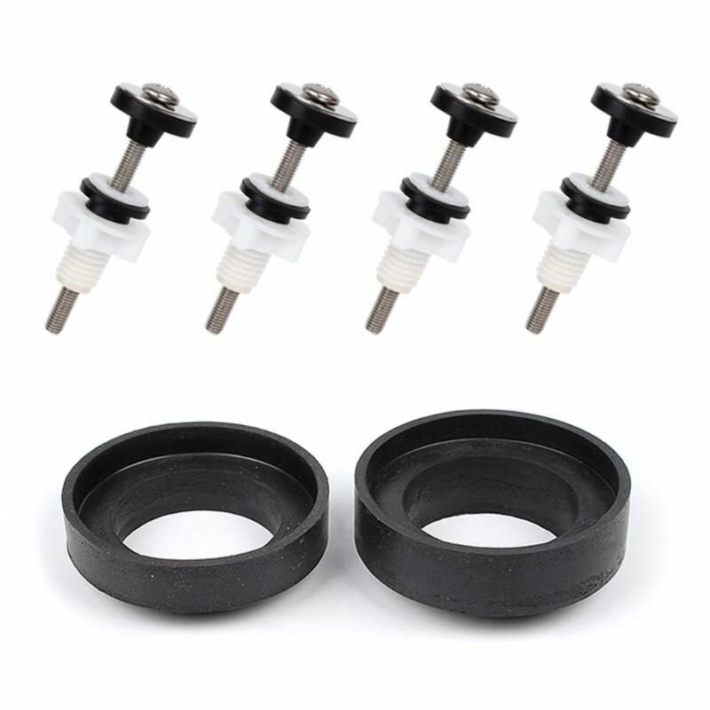 Крепежные болты с фиксирующими гайками для монтажа бачка унитаза, - Установите один