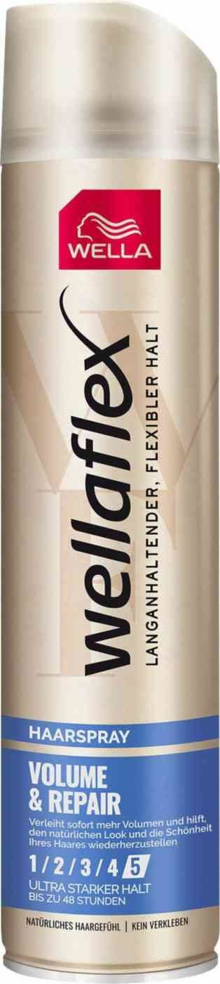 Лак для волос Wella Wellaflex Volume & Repair суперсильная фиксация, 250 мл, 1 шт