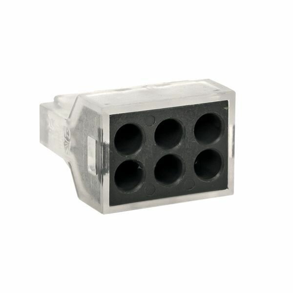 Клемм с пастойа строительно-монтажная СМК 773-106 6-проводная 1.0-2.5кв. мм с пастой (уп.50шт) PROxima EKF plc-smk-106