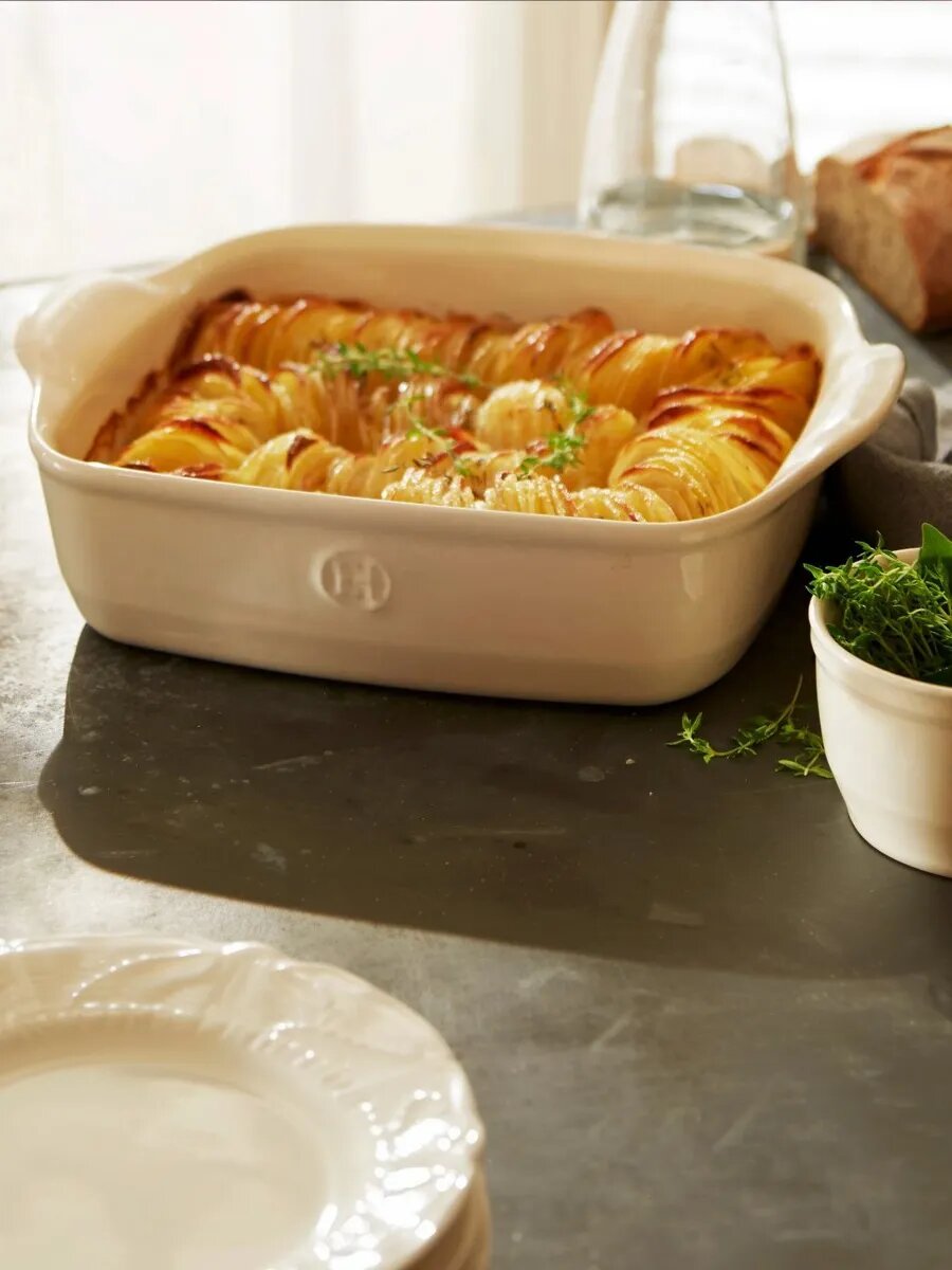 Форма керамическая для запекания квадратная