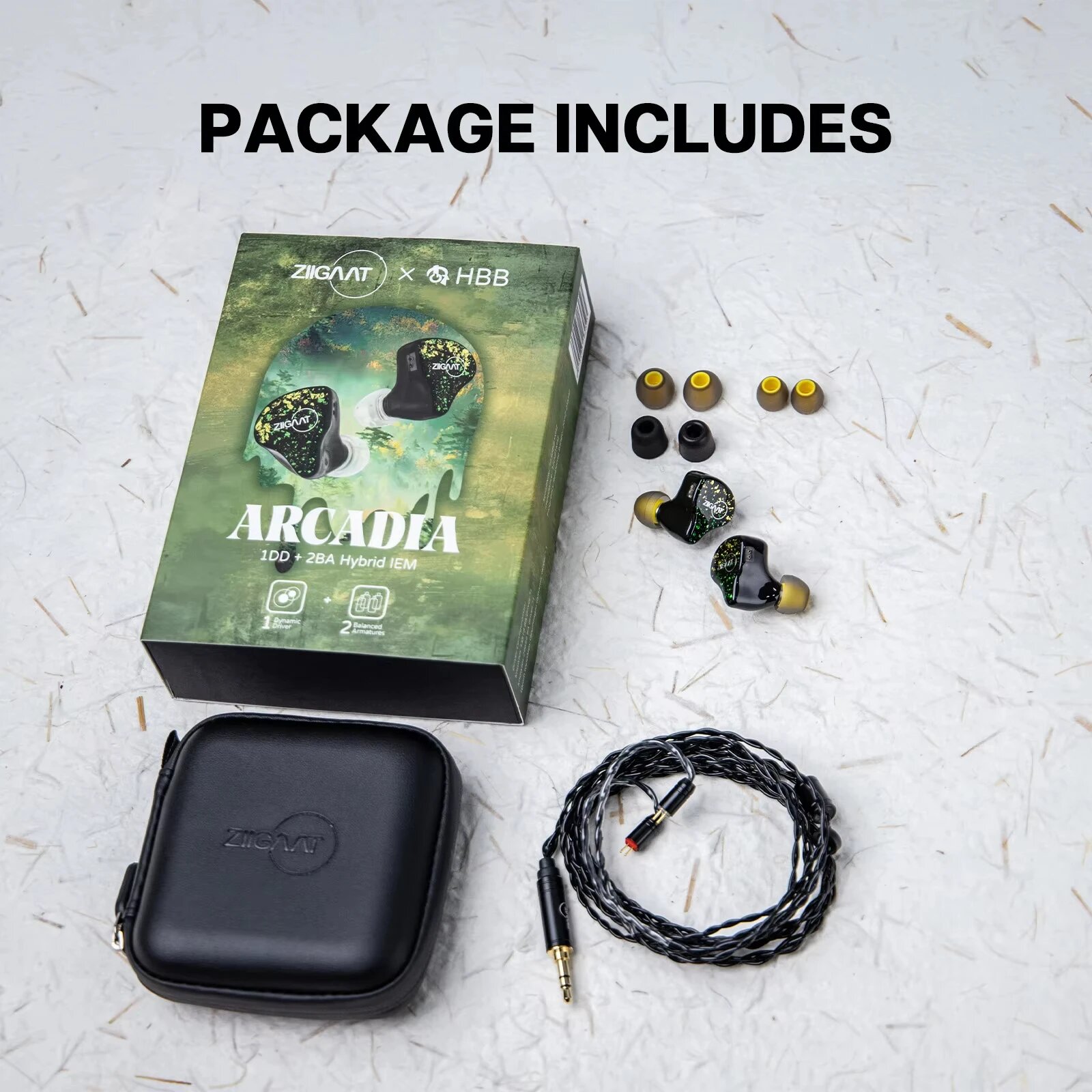 ZIIGAAT x HBB Arcadia проводные гибридные наушники