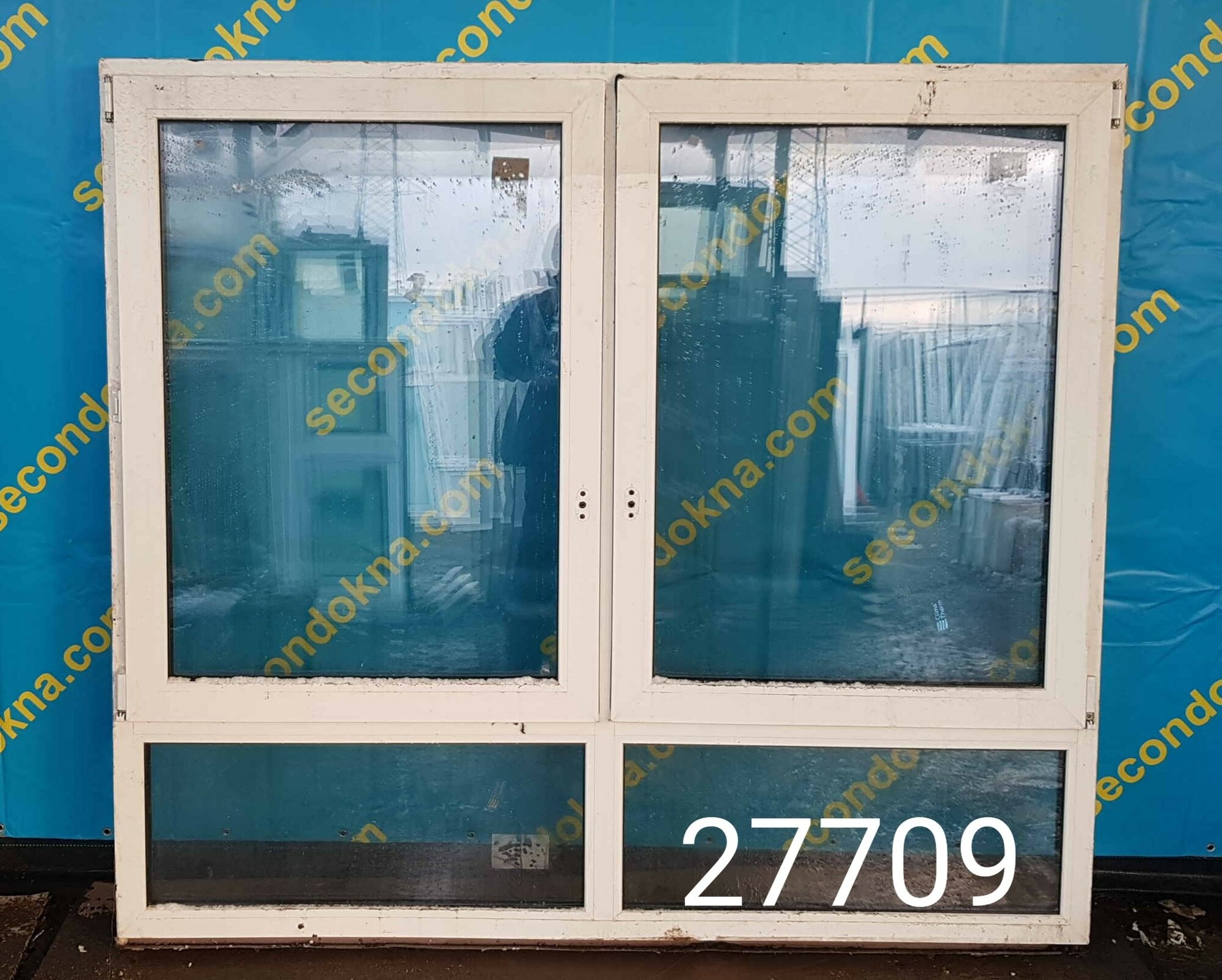 Пластиковое окно Б/У 1670(в) 1290 об х 1880(ш)