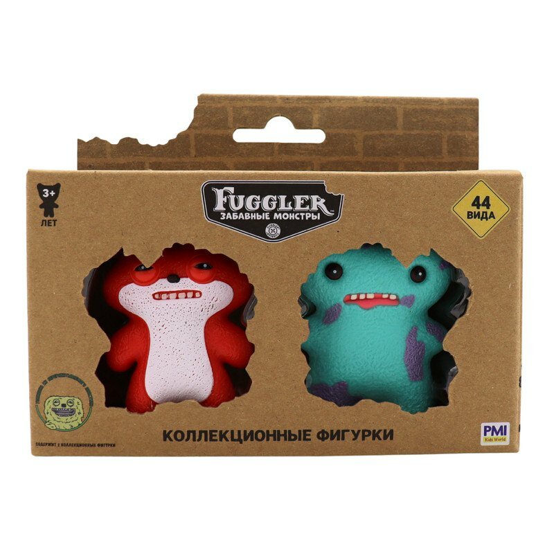 Коллекционные фигурки Fugglers Хитрая лиса, Зубной монстр (2шт) (FG2015I)