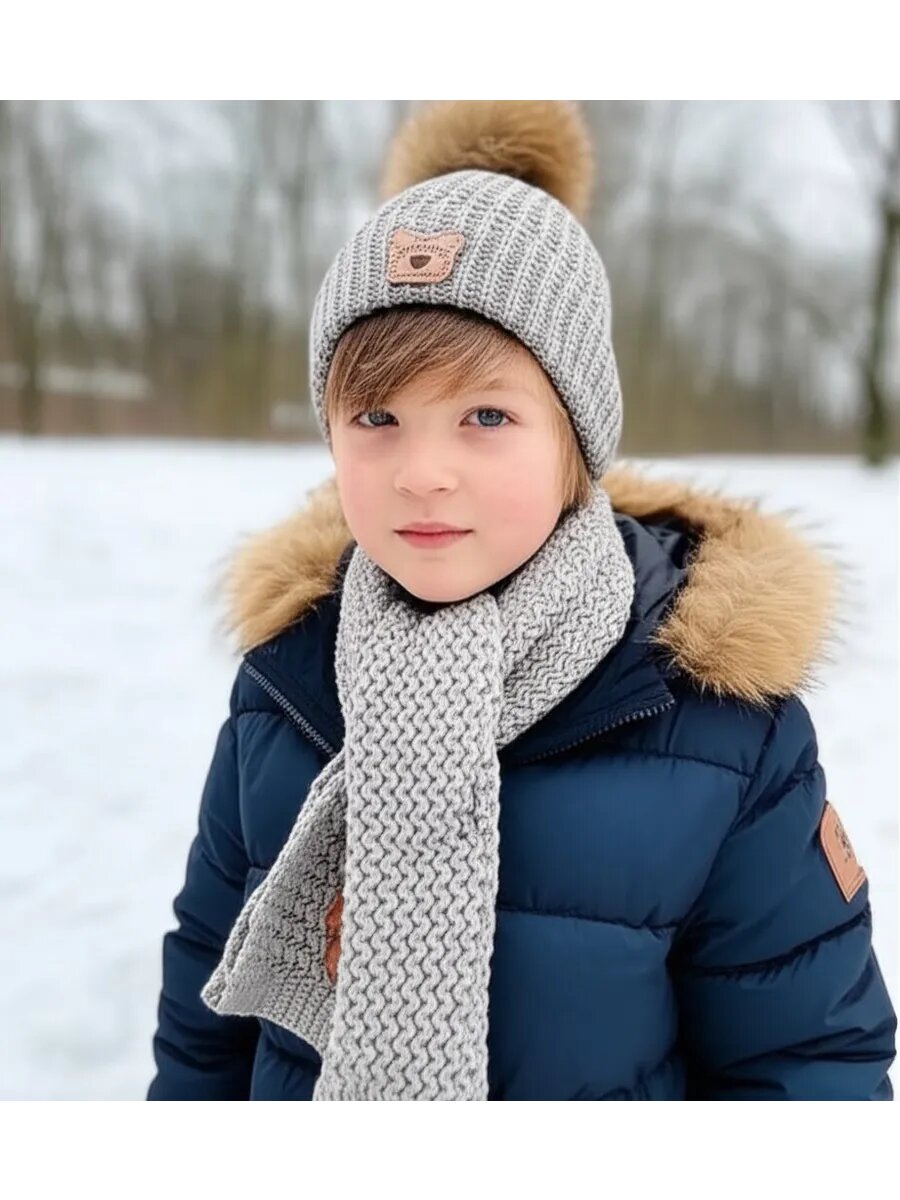 Шапка осень/зима 2026 для детей