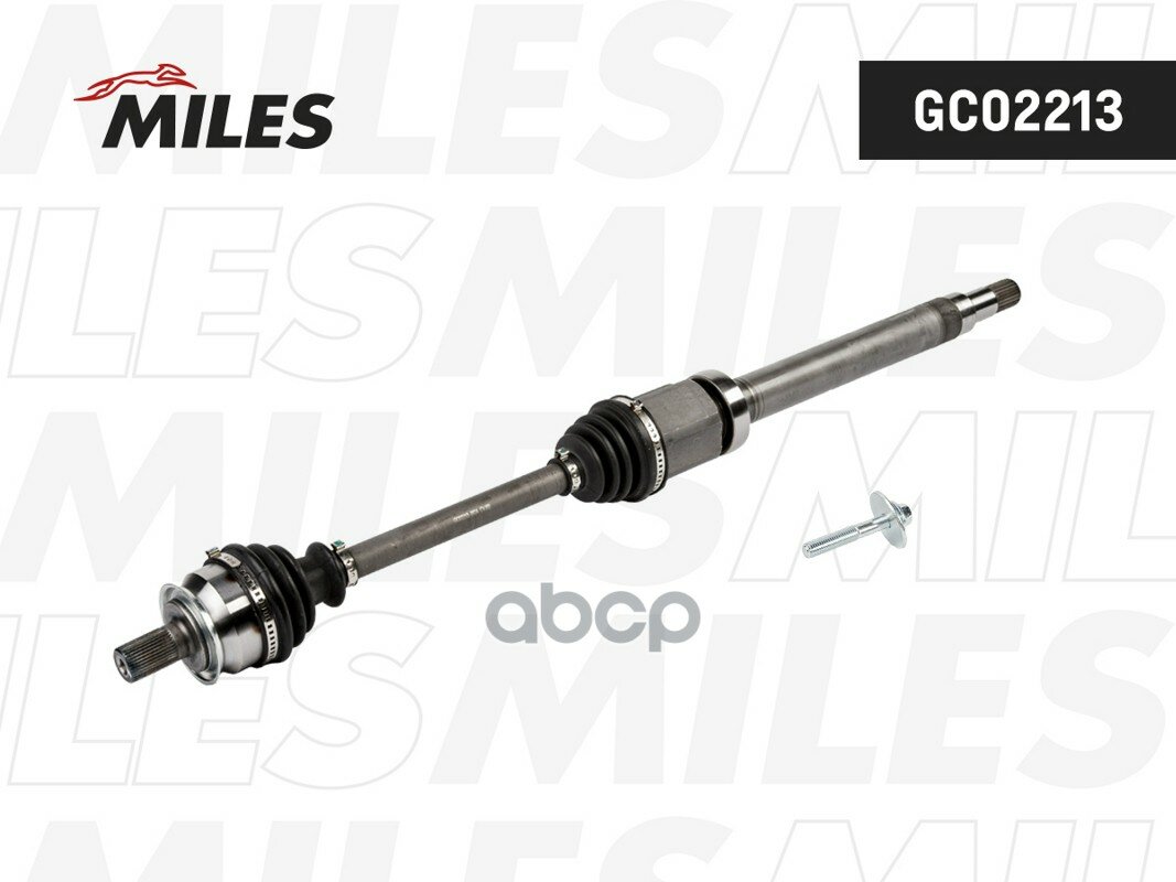Привод в сборе Ford Focus II (04-12), C-Max (03-10)/ VOLVO C30, S40 II, V50 (06-12) 1.6T/2.0 5MT/4AT прав. GC02213 Miles арт.
