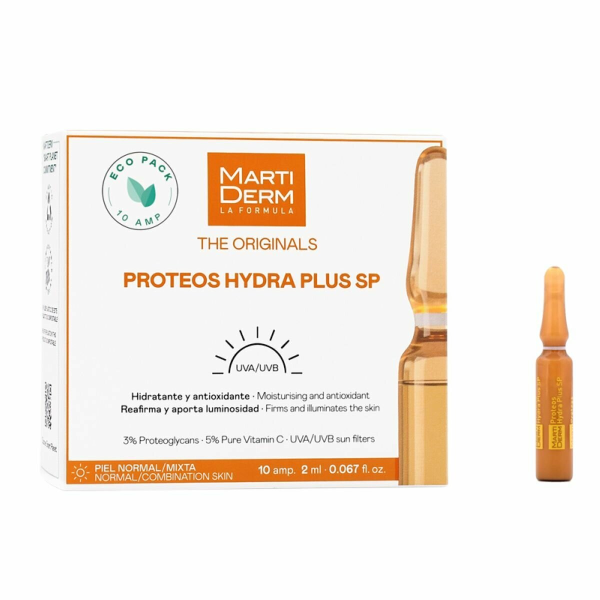 Мартидерм ориджиналс Ампулы «Протеос Гидра Плюс SP», 10х2 мл | MartiDerm The Originals Proteos Hydra Plus SP