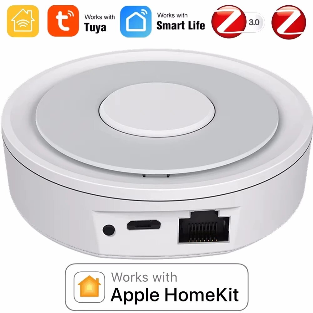 Aqara Tuya Smart ZigBee Шлюз HomeKit Wired Hub