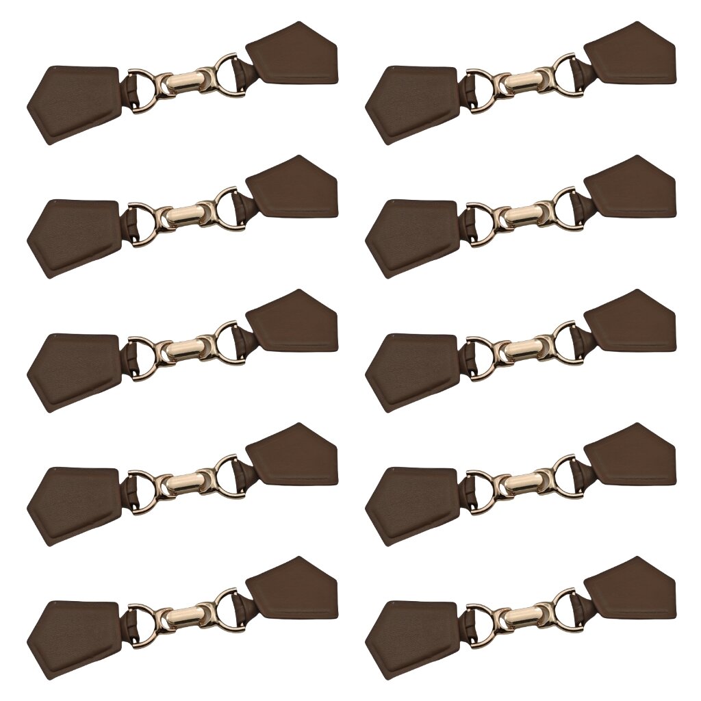 10 шт. Зажим для закрытия кожаного язычка, Пряжки, застежка, Булавка, Металлический крючок, зажим