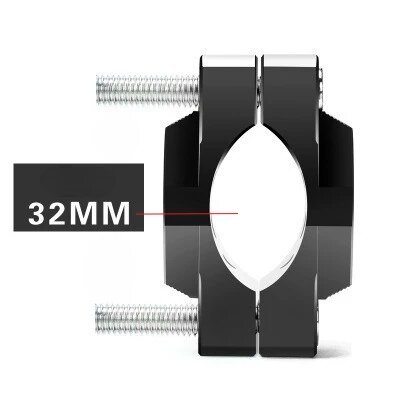 Мотоциклетный стент, 42 мм, кронштейн, зажим для бампера, вспомогательный прожектор, Black 32mm