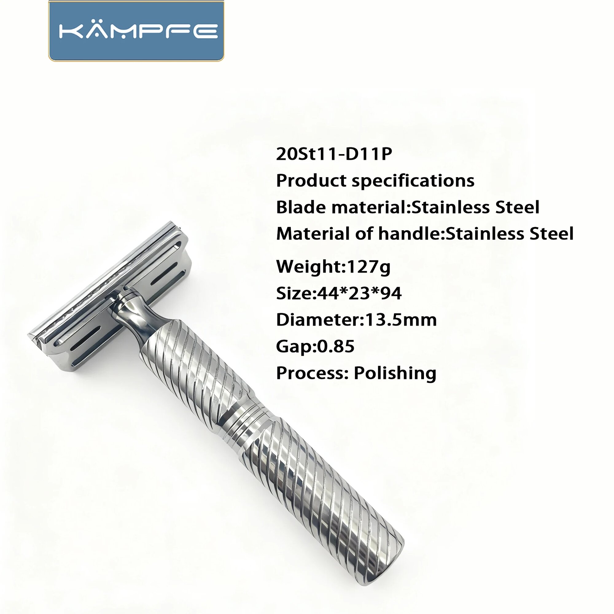 Kampfe Стальная бритва для бритья 20St11-D11P