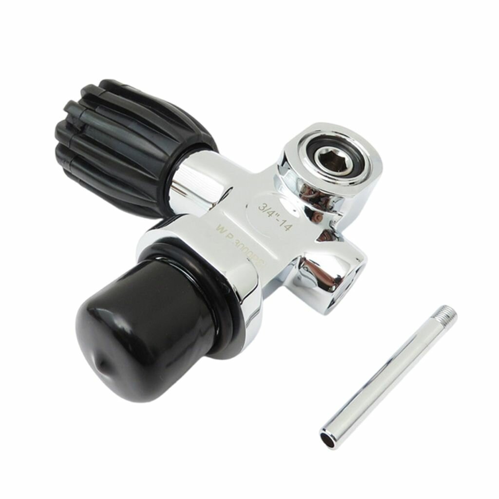 Клапан для баллонов для дайвинга 3000Psi 3/4-14NPS, легкая установка