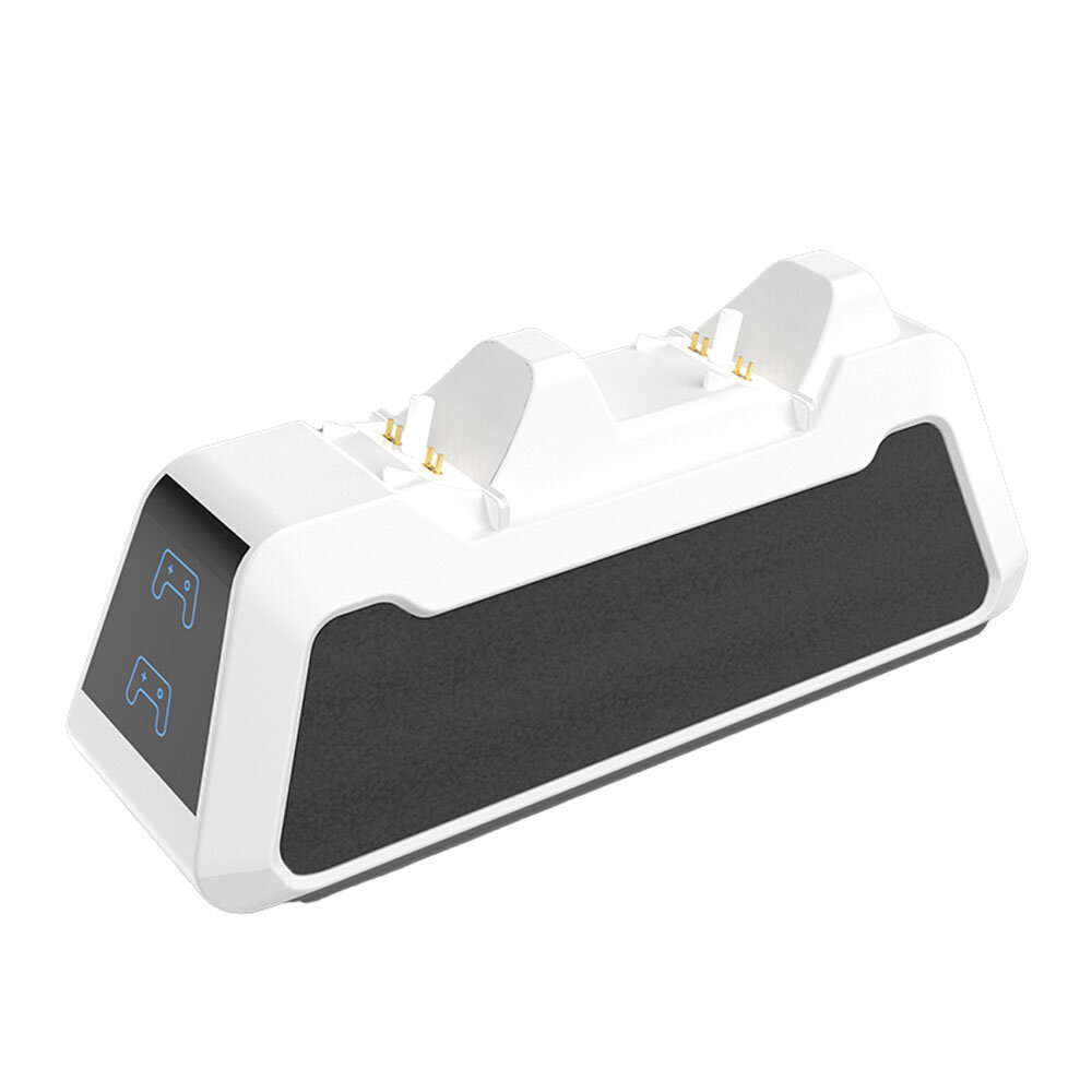 Зарядные устройства для контроллеров PS5 с USB-кабелем Подставка для контроллеров PS5 Станция быстрой зарядки с двойным USB и светодиодным индикатором Двойные быстрые зарядные устройства для PS5