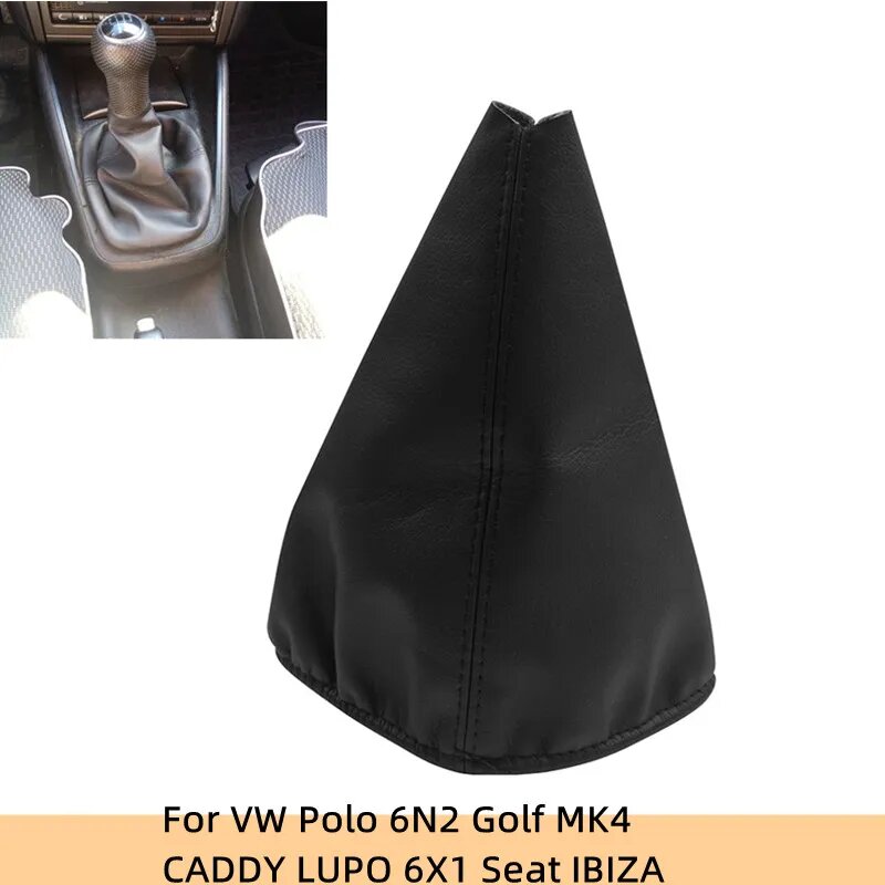 Для VW Polo 6N2 Golf MK4 CADDY LUPO 6X1 Seat IBIZA CORDOBA INCA Gaiter Boot Ручка переключения передач Gaiter Boot Cover Case Collar