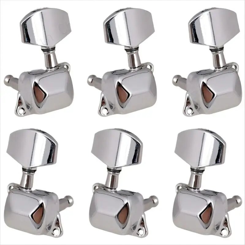 Машинные головки для гитары, Chrome, 3L/3R, серебряный