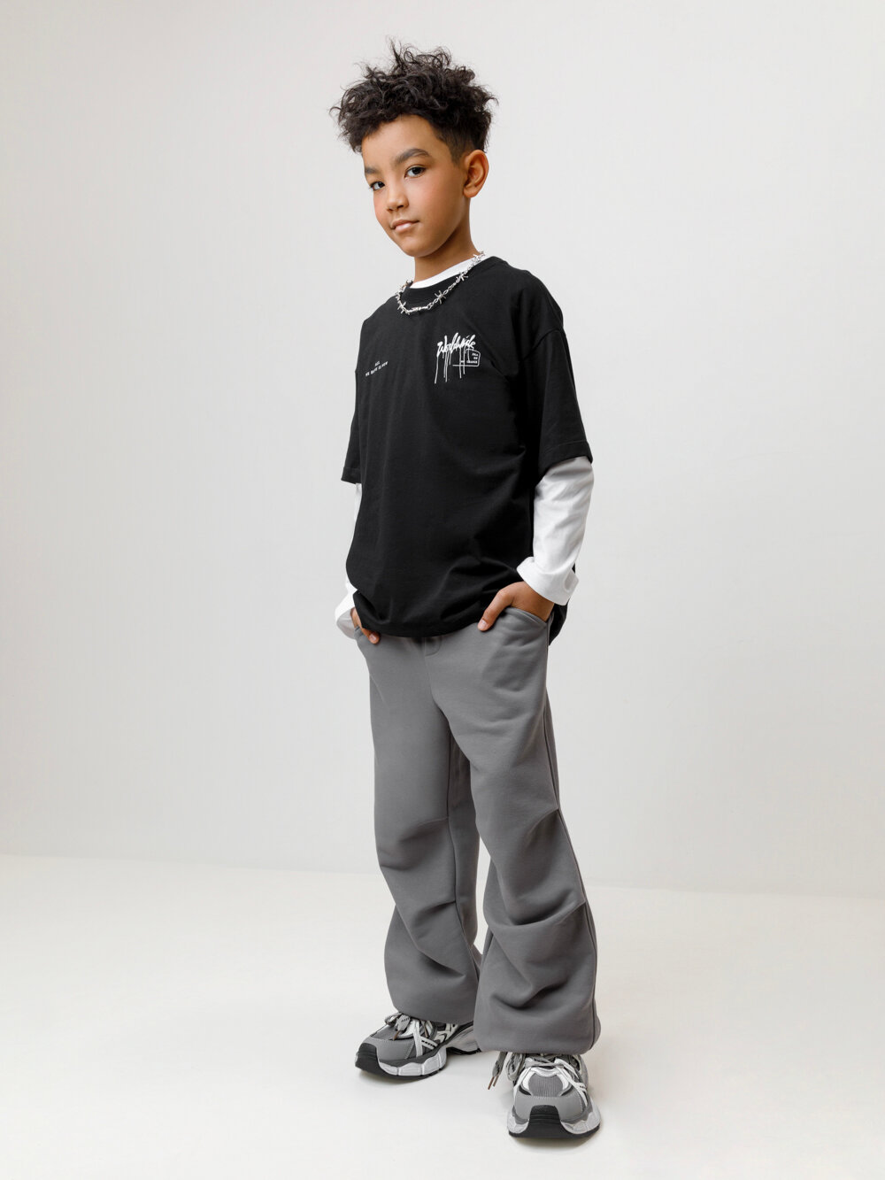 Брюки спортивные КБ 400893/серый 3911