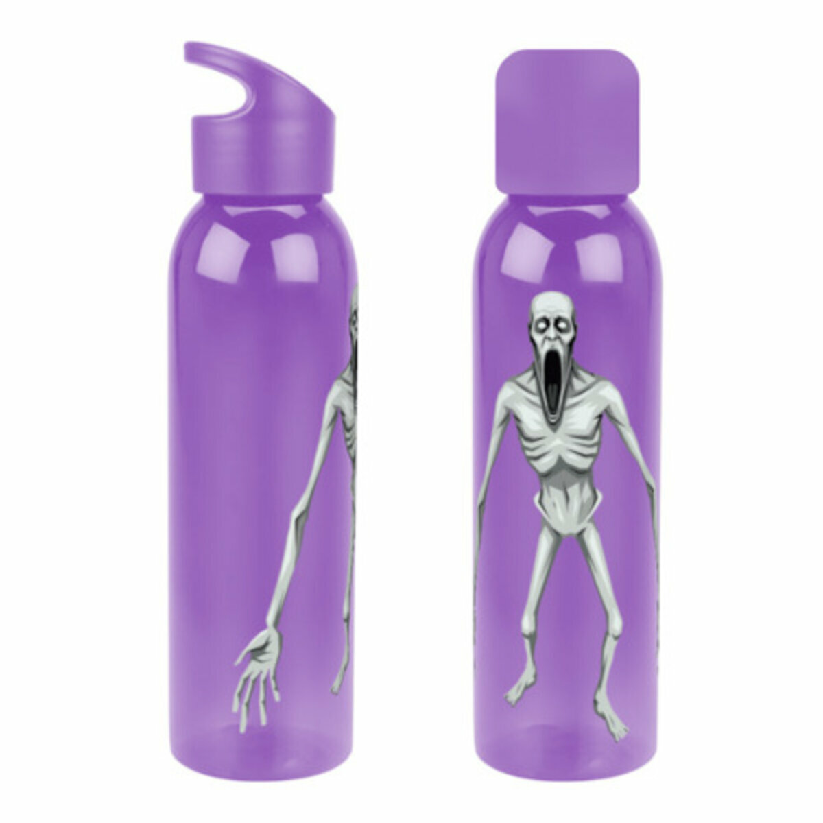 Бутылка для воды «Скромник scp 096 SCP Foundation» (фиолетовый)