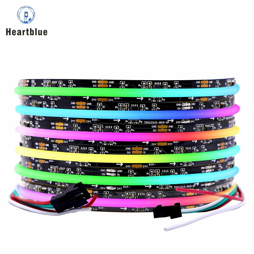 Светодиодная лента COB RGB White PCB 12V 720, IP67